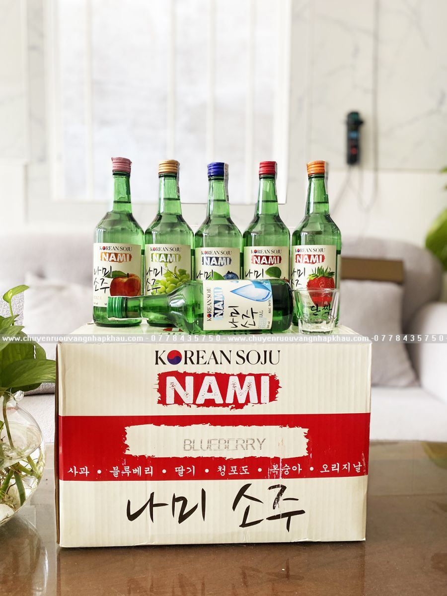 Rượu Soju Hàn Quốc Nami 360ml nhập khẩu chính hãng - Ruma Wine